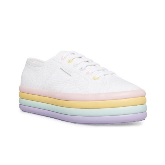 Superga | Shoes | New Superga Rainbow Platform Sneakers | Poshmark